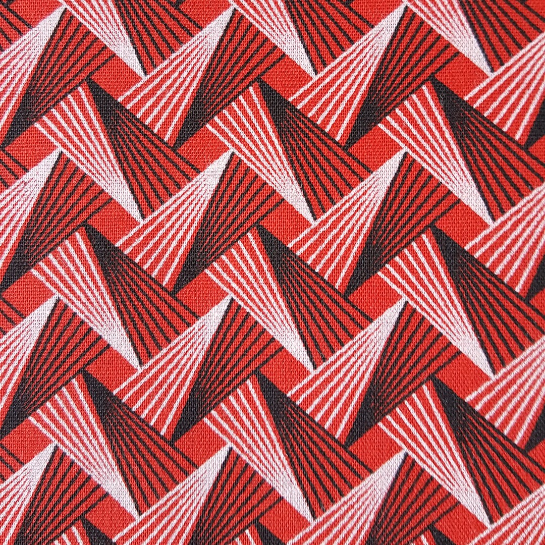 Three Cats Shweshwe Fabric From South Africa | Basket Weave Print in ...