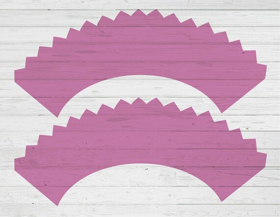 Cupcake Wrapper Cut File Template Png Svg Dxf Ai Files - Etsy