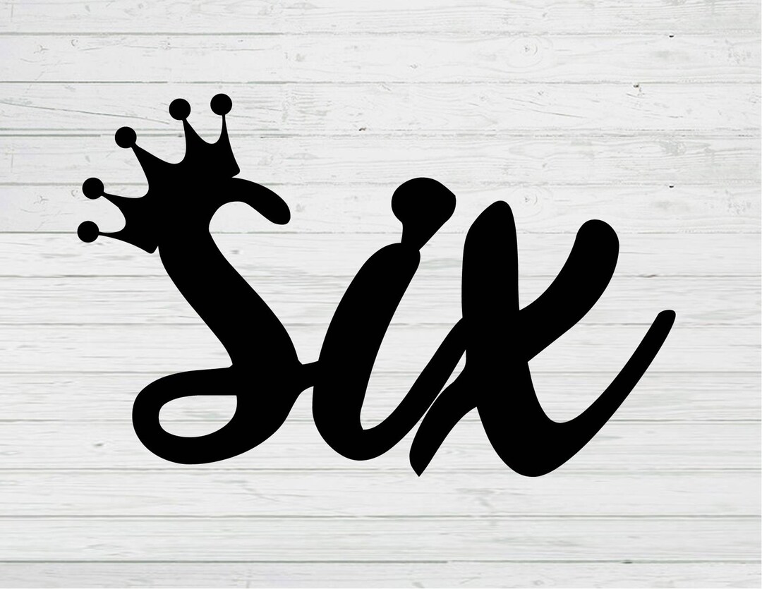 Six crown cut file template png svg dxf ai layered files - Etsy Portugal