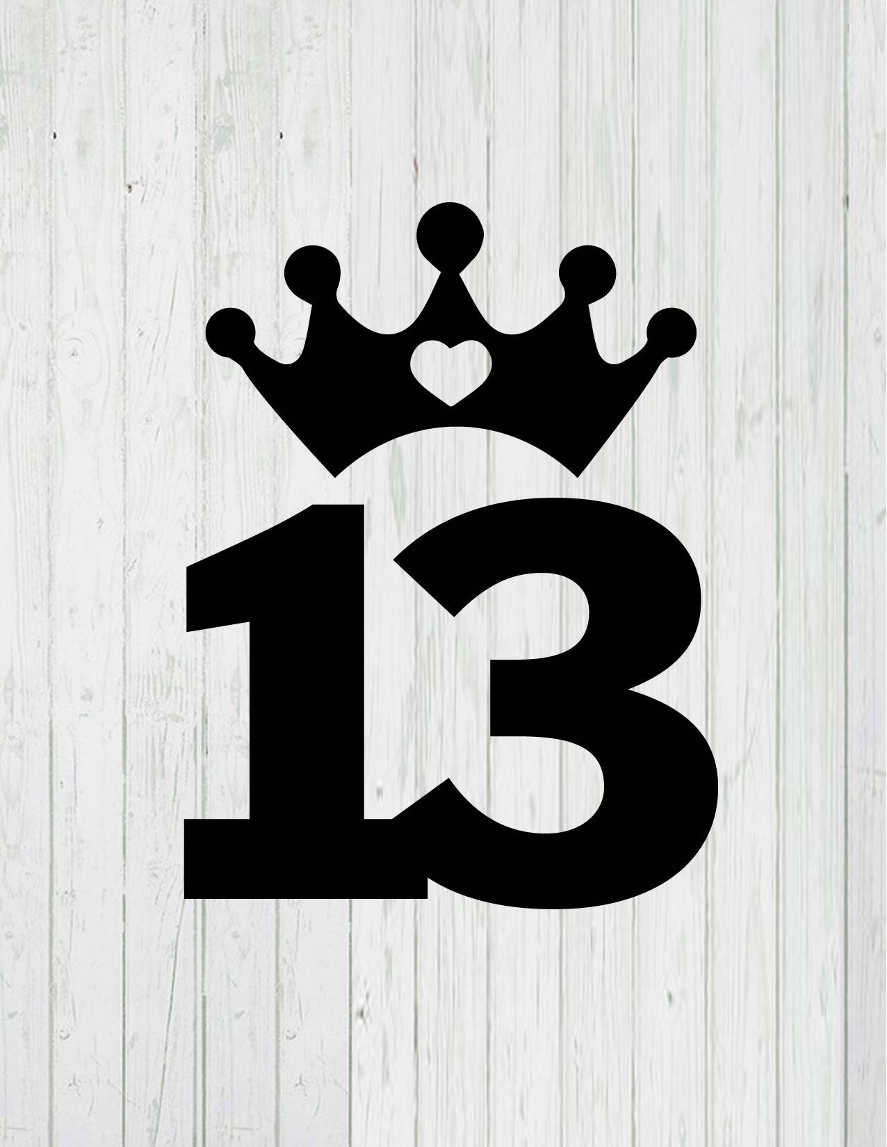 Scrapbooking Paper Official teenager 13 cut file template png svg dxf ...