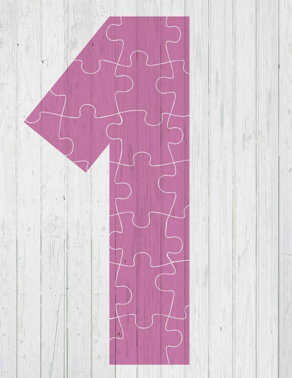 1 puzzle cut file template png svg dxf ai files | Etsy