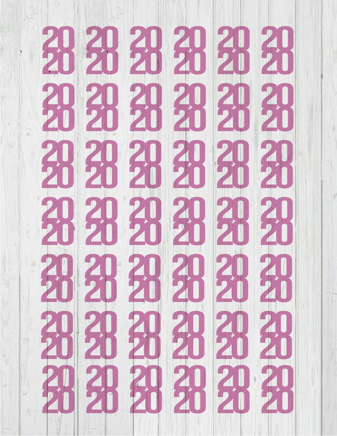 2020 Confetti Cut File Template Png Svg Dxf Ai Layered Files - Etsy ...