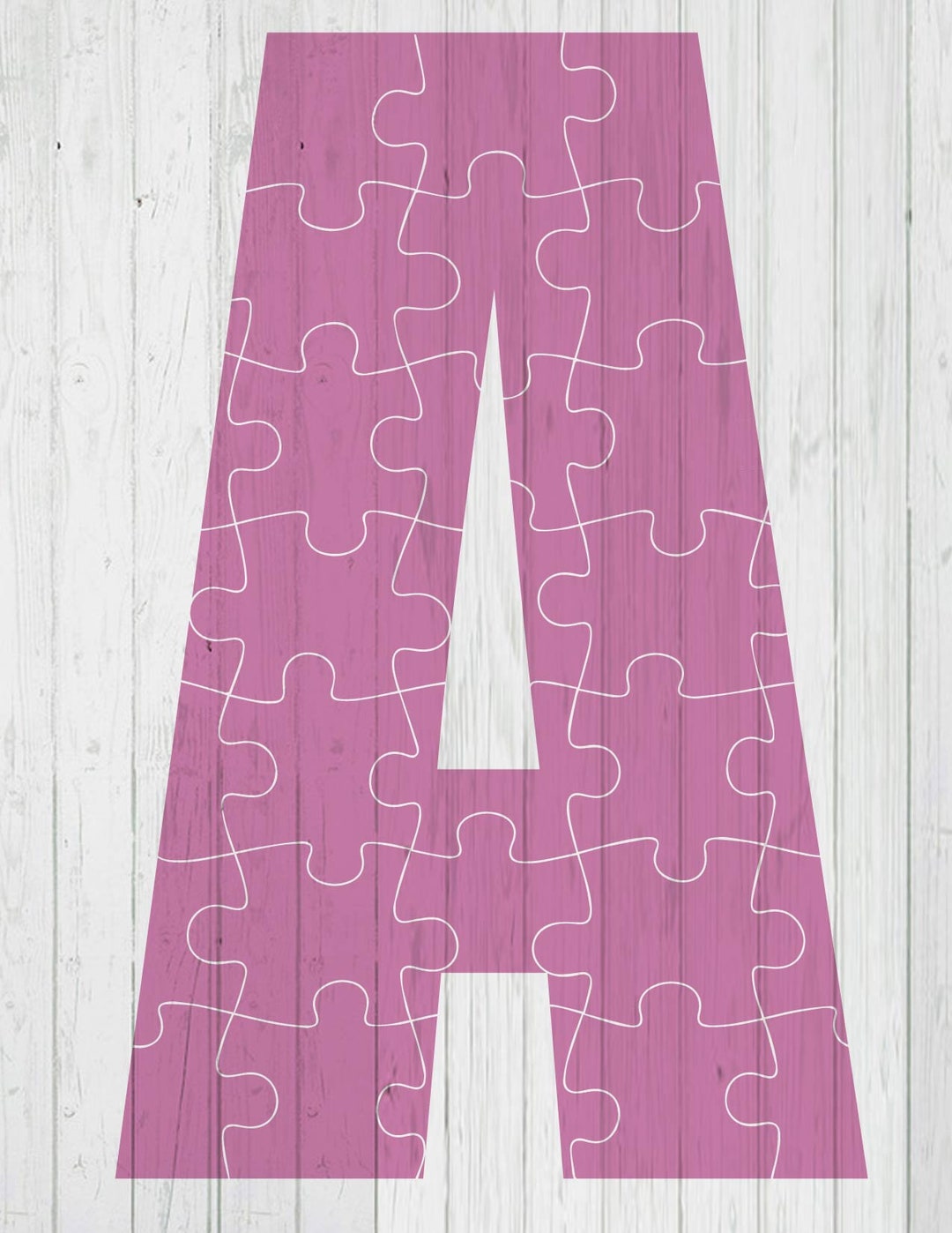 A Puzzle Cut File Template Png Svg Dxf Ai Files - Etsy Australia