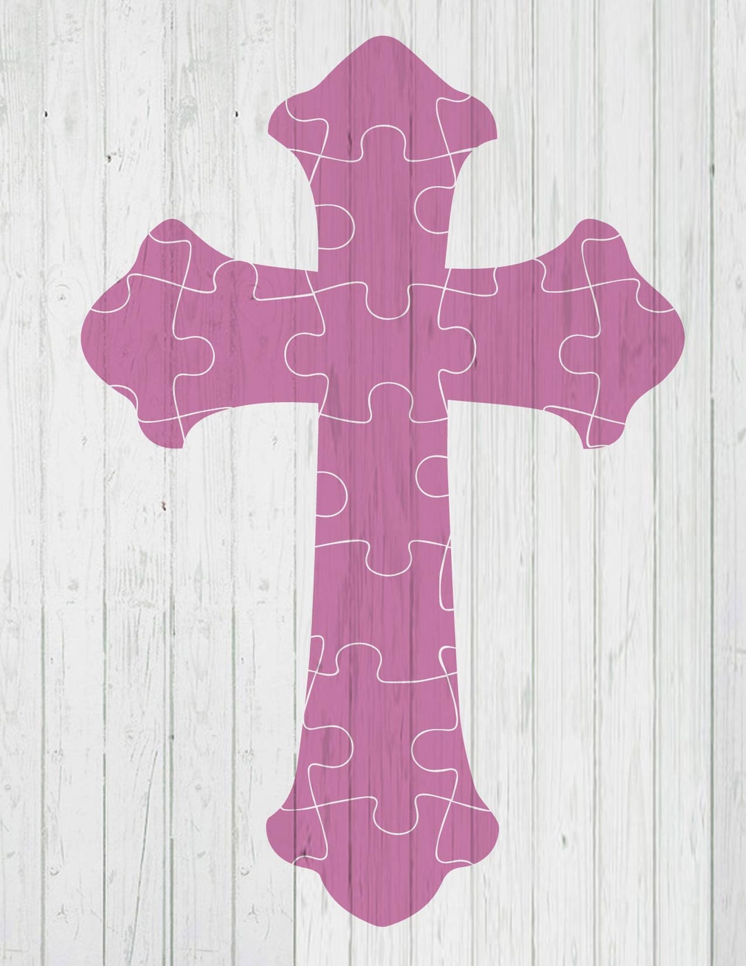 Cross Puzzle Template Svg Dxf Png Ai Files - Etsy
