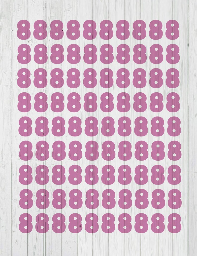 8 Confetti Printable Template Cut File Template Png Svg Dxf Ai - Etsy