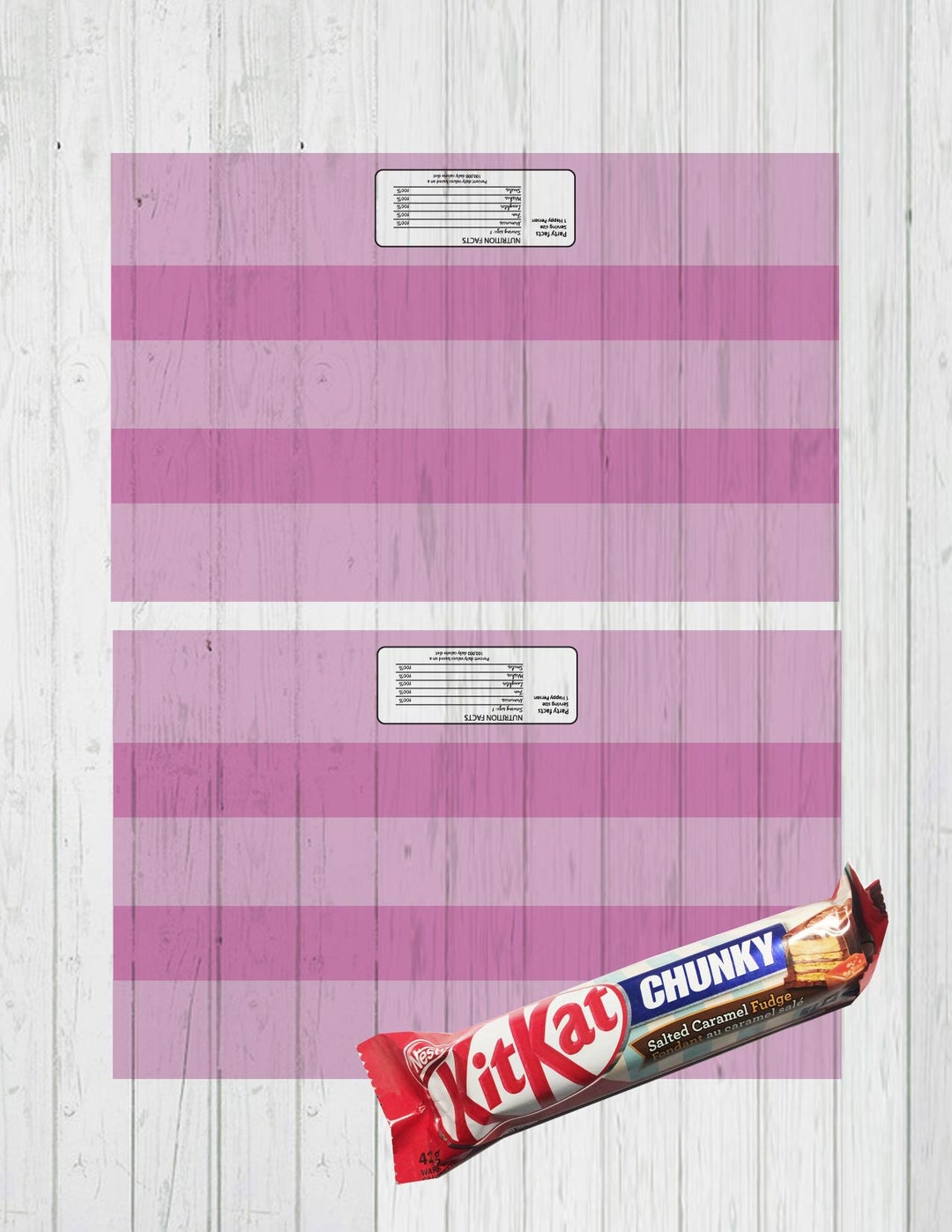 Kit Kat Chunky WRAPPER Templates Png Svg Dxf Ai Files - Etsy Canada