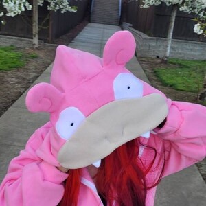 Slow Pink Hippo Inspired Cosplay ADULT Kigurumi Onesie, Dopey Style Pj ...