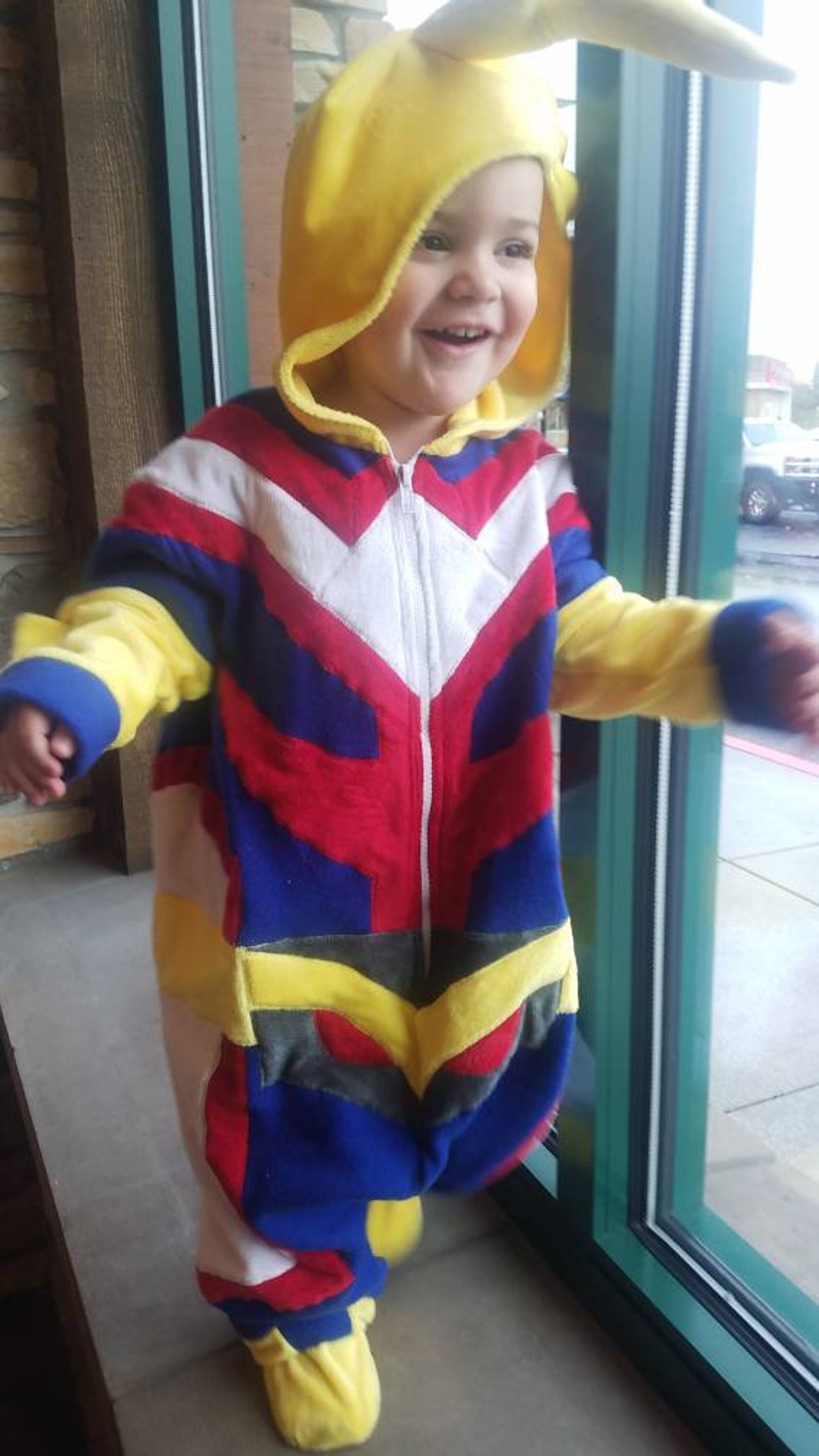CHILD All Might-y Hero COSPLAY Inspired Kigu Onesie All for - Etsy