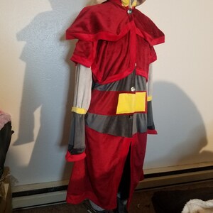 Fire Prince Inspired COSPLAY Kigurumi Onesie. Firebender Airbender Pjs ...
