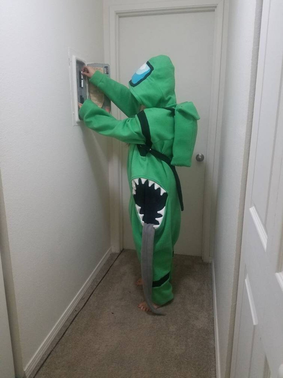 An Imposter IS Among Us COSPLAY Inspired Onesie Adult Kigurumi Pjs With ...