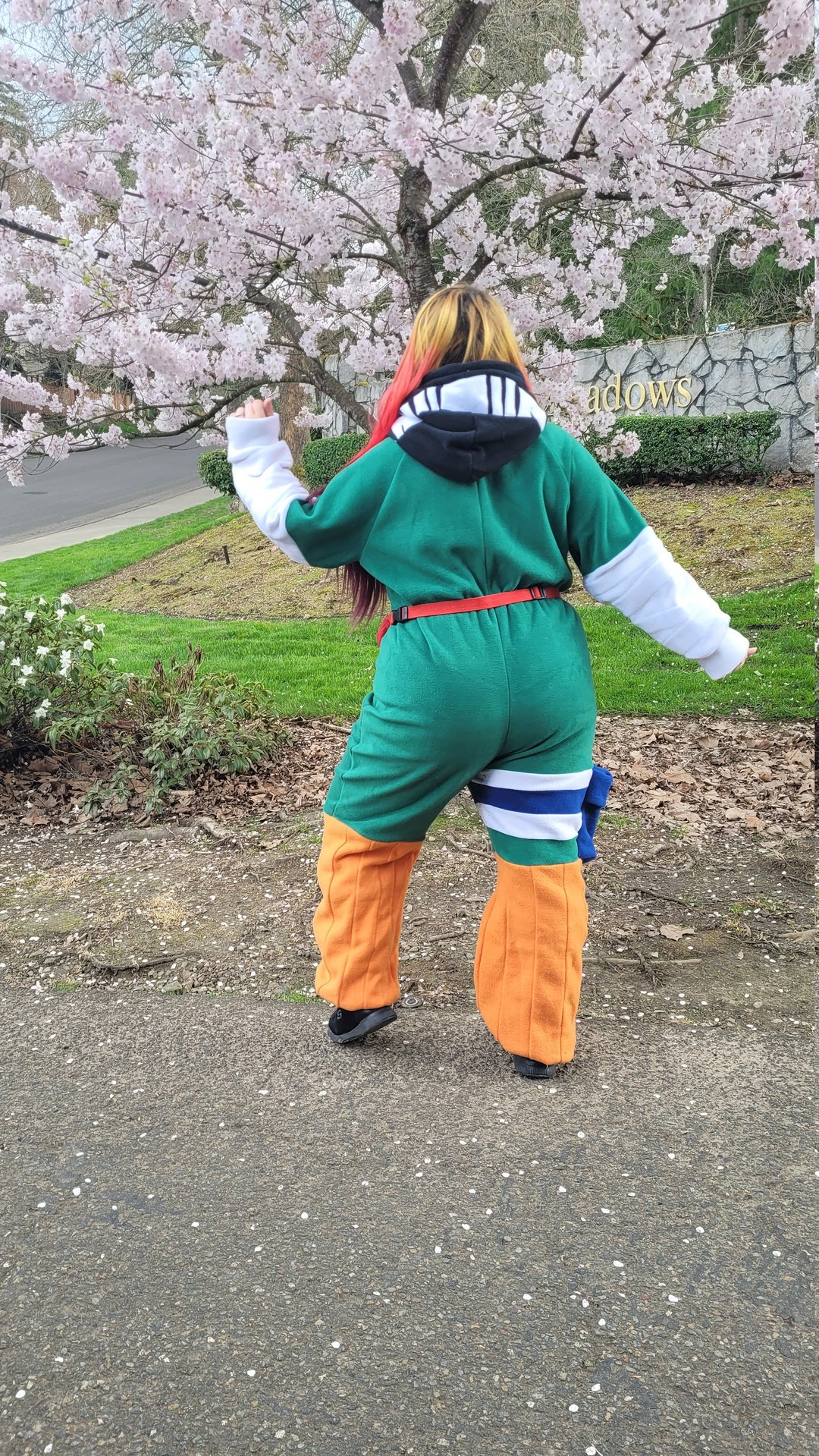 Green Ninja Inspired Cosplay ADULT Kigurumi Onesie, Orand Leg Warmer Pj ...