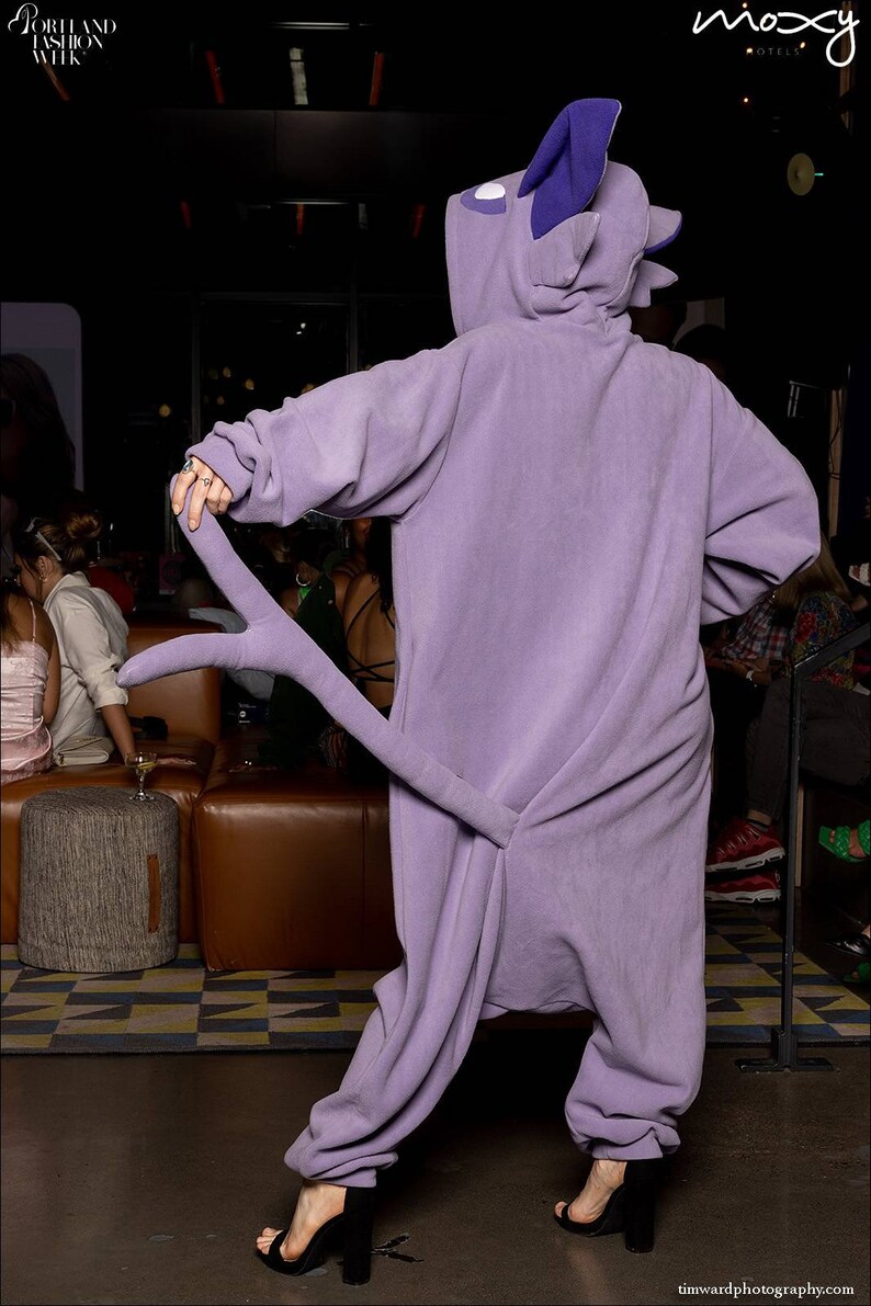 Purple Psychic Evolution Inspired Cosplay ADULT Kigurumi - Etsy