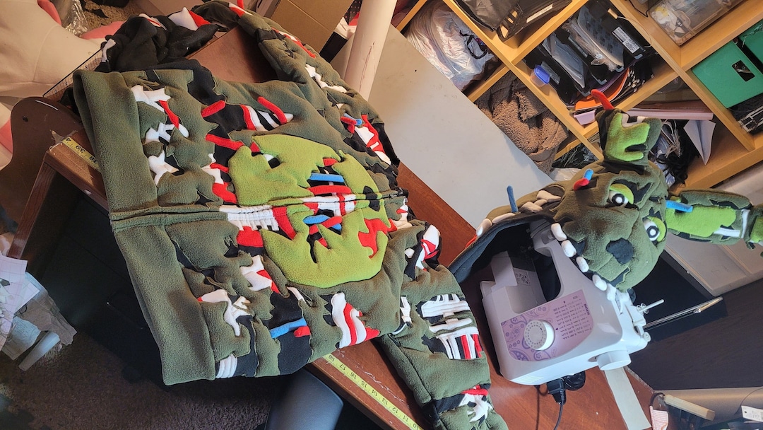 Spring Loaded TRAP Animatronic Rabbit Inspired Cosplay HOODIE! All ...