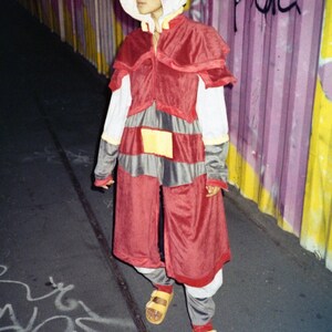 Fire Prince Inspired COSPLAY Kigurumi Onesie. Firebender Airbender Pjs ...