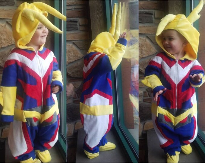 CHILD All Might-y Hero COSPLAY Inspired Kigu Onesie! All for One for ...