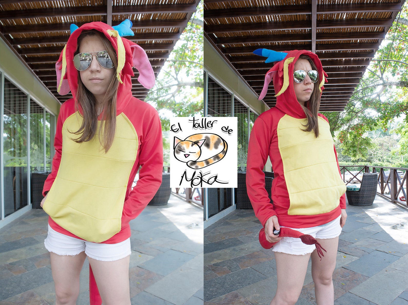 Red Dragon Mushu Cosplay Hoodie - Etsy