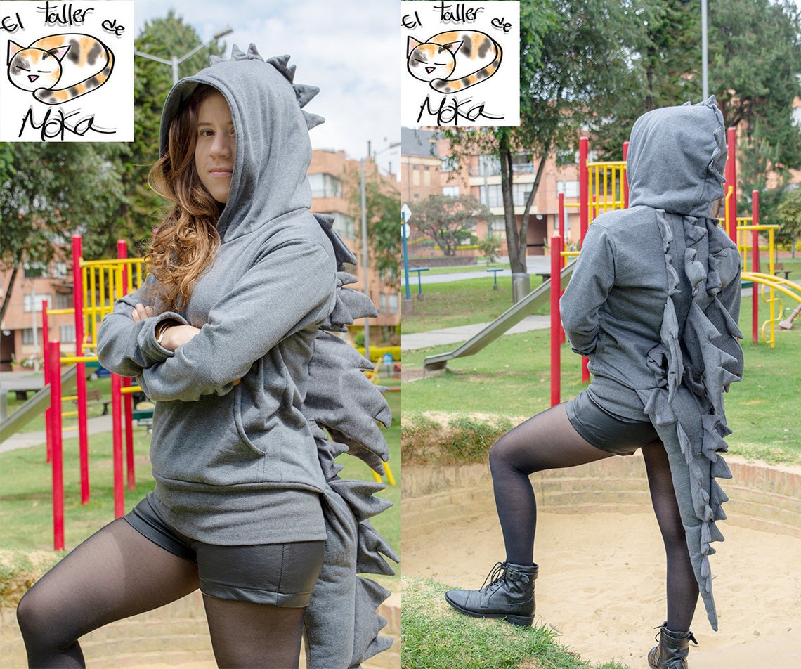 Godzilla Gojira Kaiju Cosplay Hoodie - Etsy