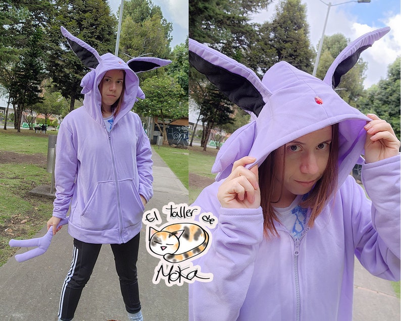 Espeon Cosplay Hoodie - Etsy