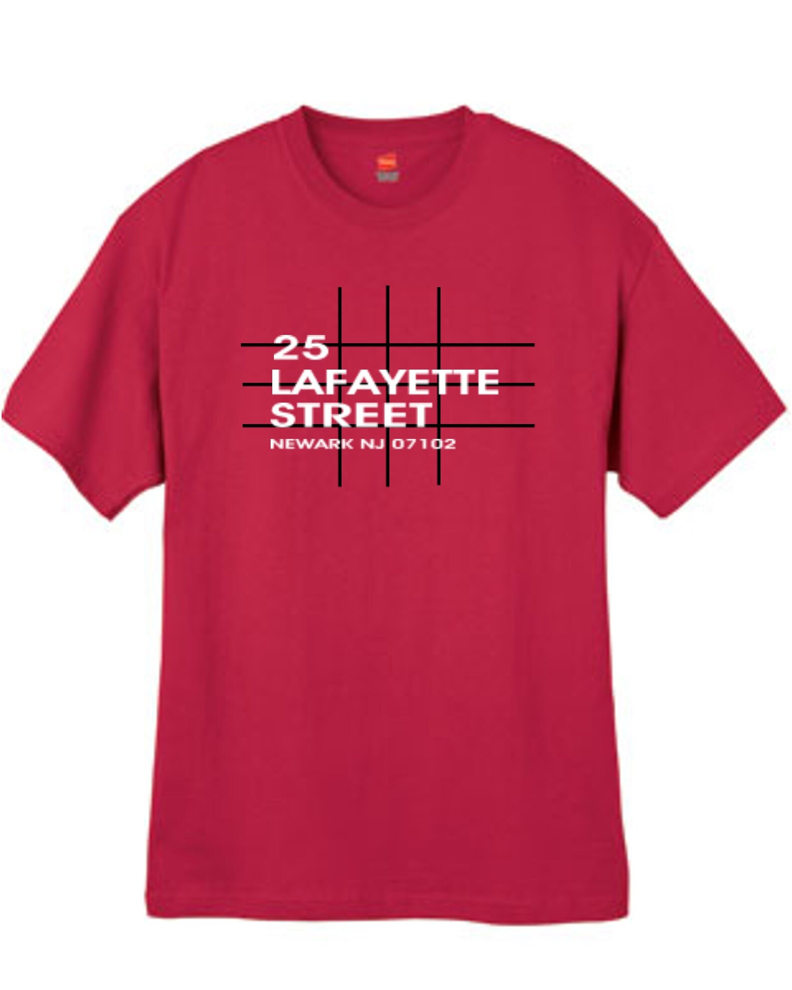 New Jersey Hockey Arena T Shirt Newark Red Sizes Small Medium Large X ...