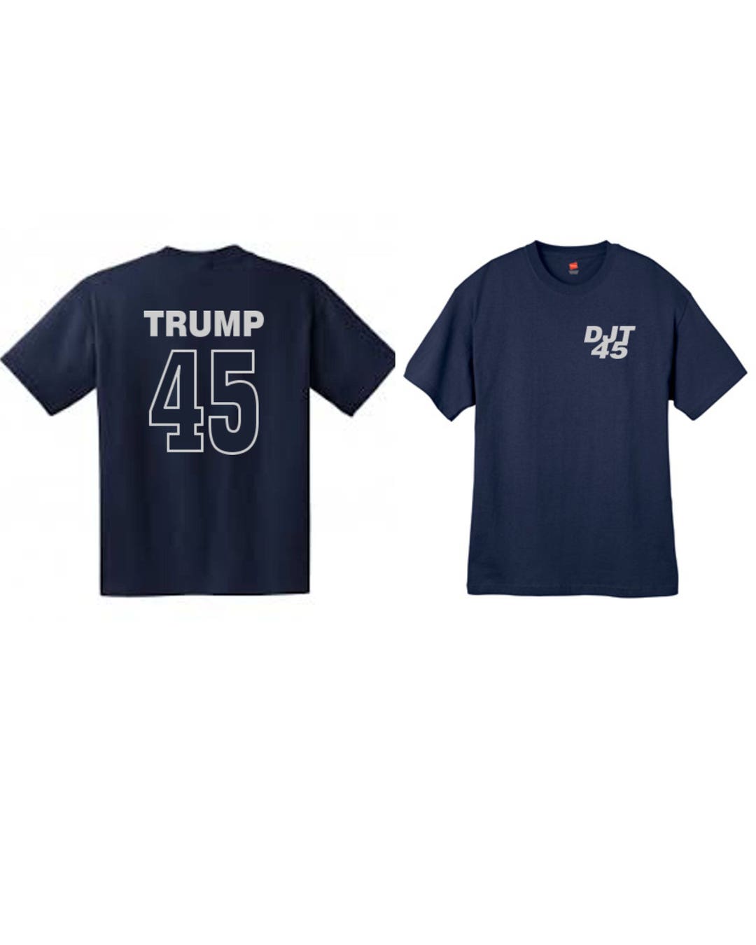 Limited Edition 45th U.S. President T Shirt Navy / Silver Mens Sizes ...
