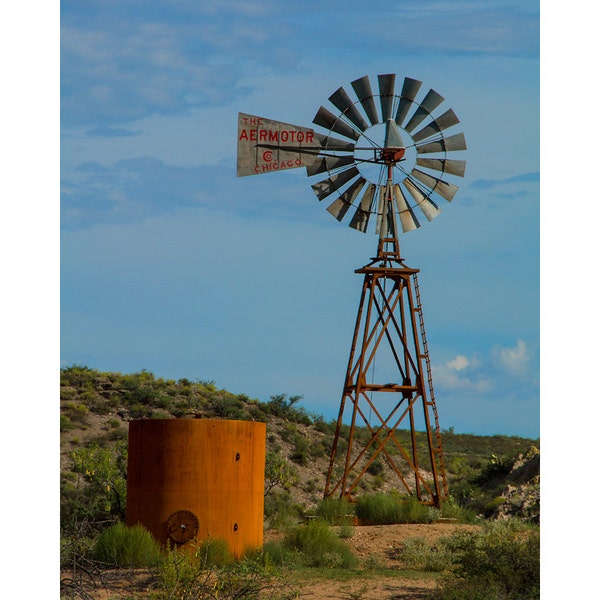 Rustic Windmill - Etsy