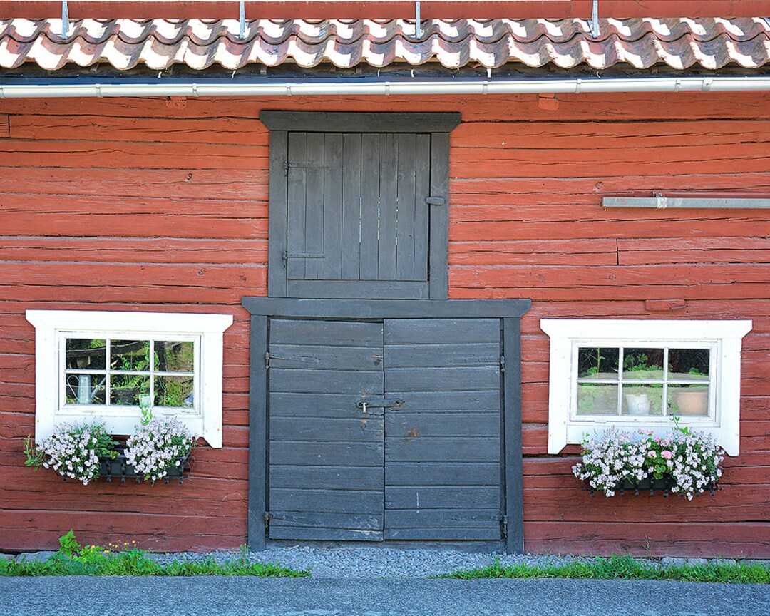 Old Barn Photography, Red Barn Print, Old Red Barn, Rustic Country Wall ...