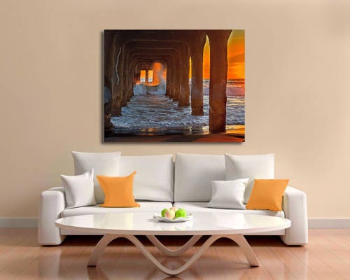 Pier Photography,pier Sunset Photo, Beach Decor, Coastal Beach Wall Art ...