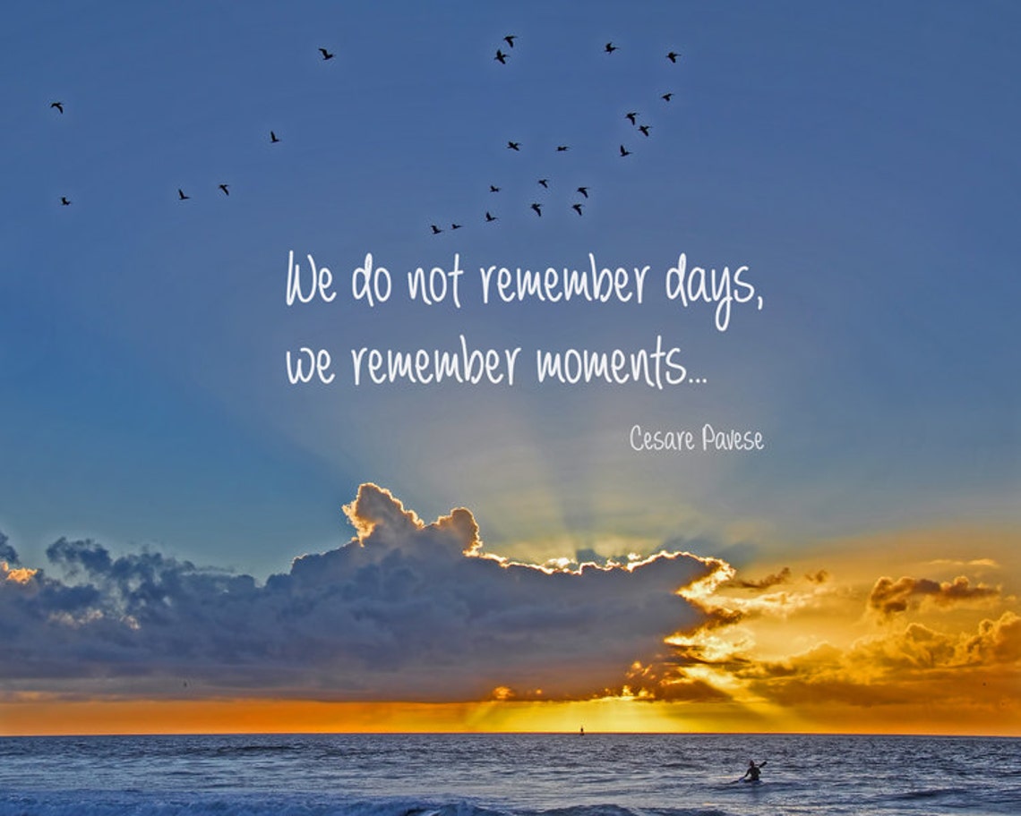 Sunset Photography With Inspirational Quote, Seascape Coastal ...