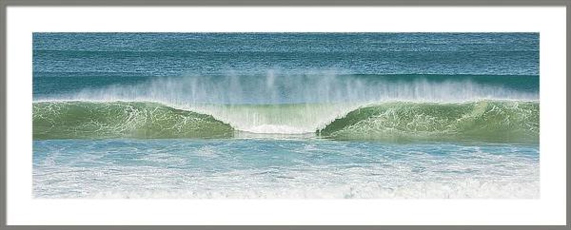 PANORAMIC Print of the Perfect Wave Big Sur Ocean Photo | Etsy