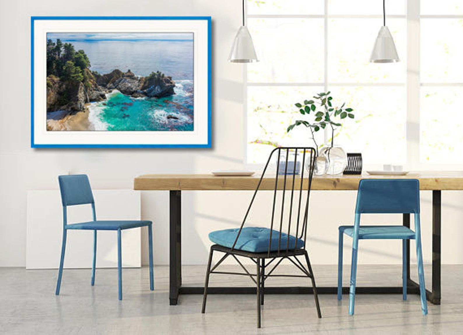 Mcway Falls, Big Sur Waterfall, Coastal Decor, Big Sur Photo, Seascape ...