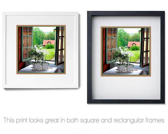 Window Art Print, Open Window, Window View, Summer, Window Photography ...