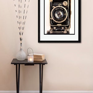 Vintage Camera Print, Gift for Photographer, Rustic Camera Art, Photo ...
