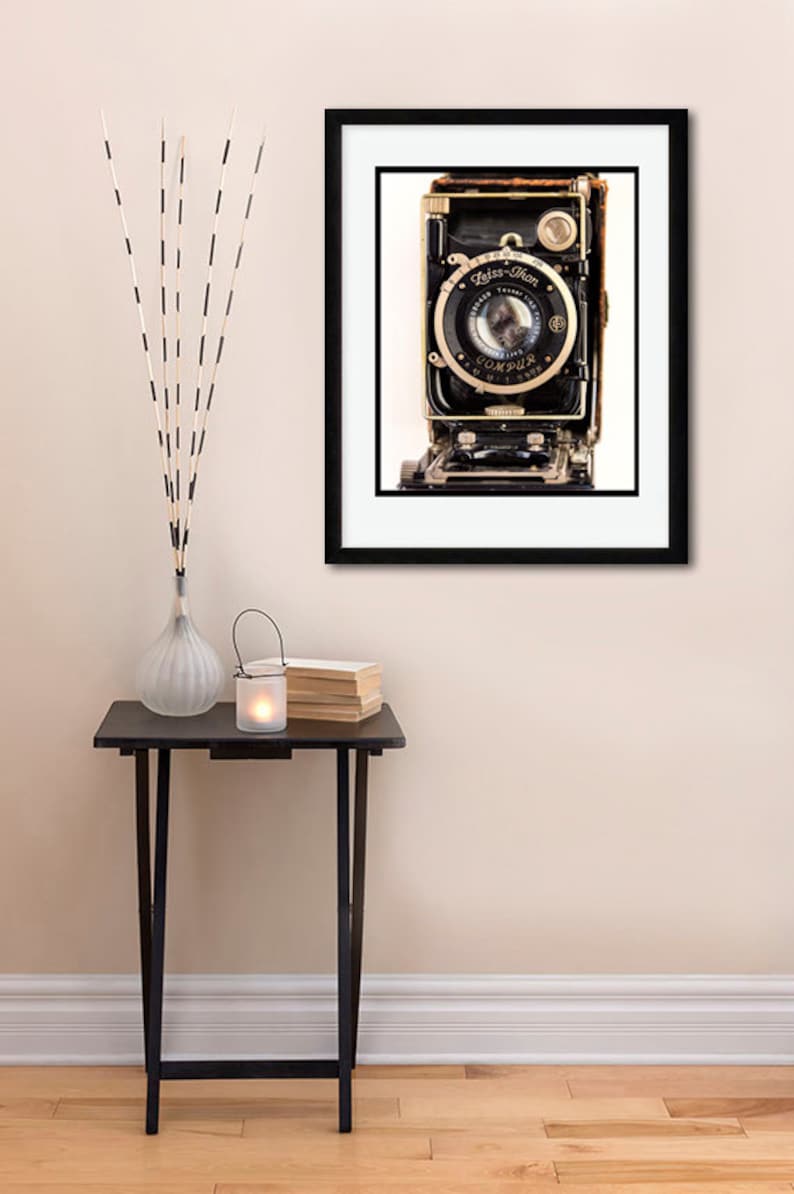 Vintage Camera Print Gift for Photographer Rustic Camera - Etsy