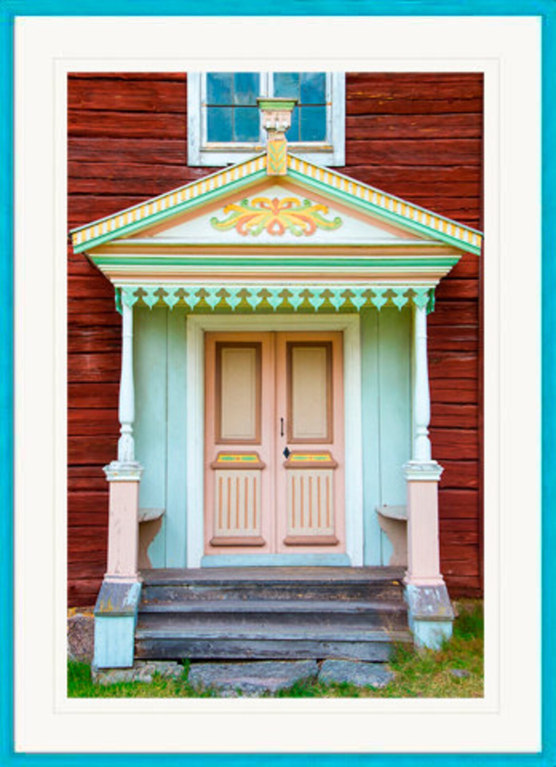 Discounted Set of Three Pastel Door Photos, Door Photography, Old ...