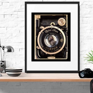 Vintage Camera Print, Gift for Photographer, Rustic Camera Art, Photo ...