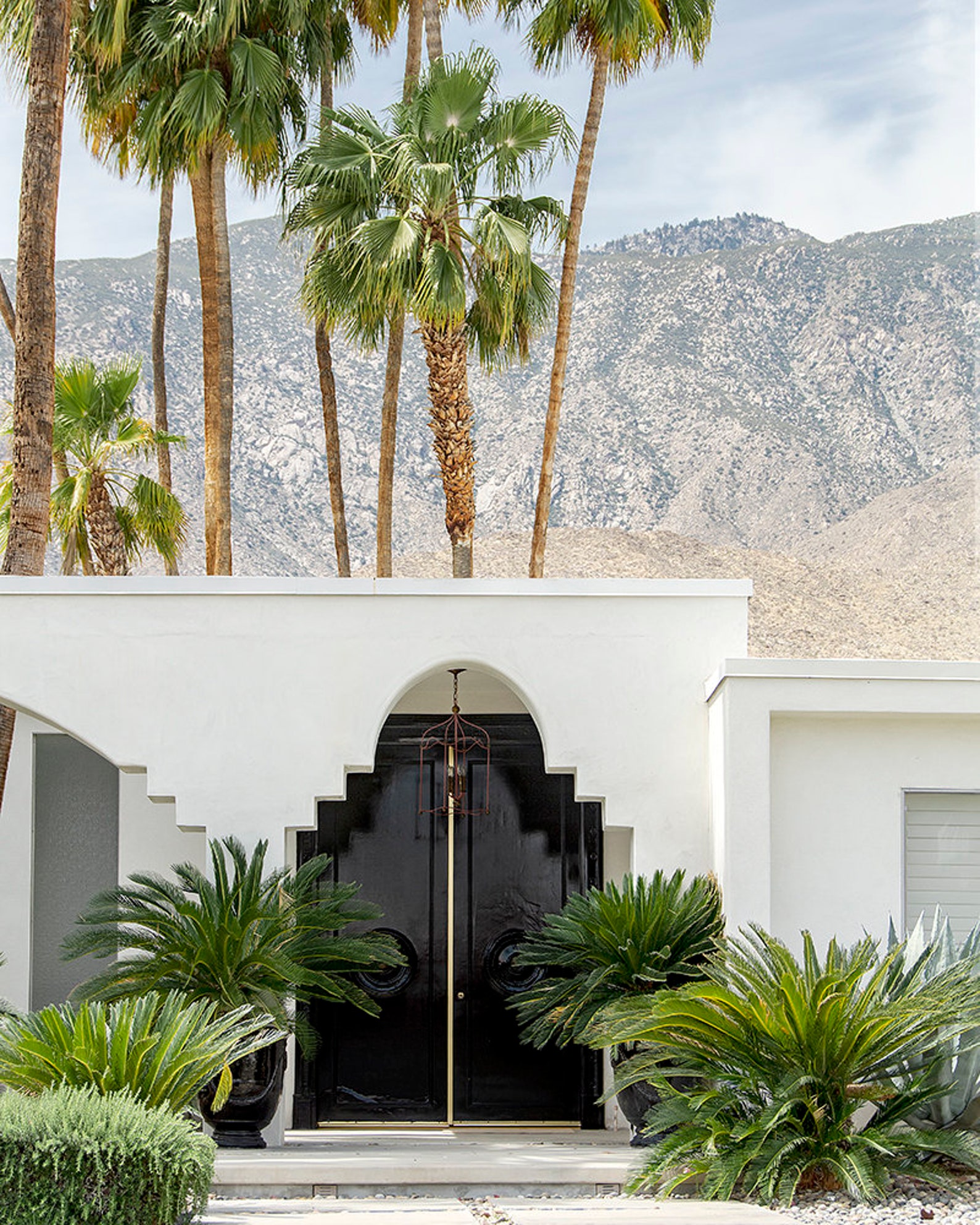 Mid Century Modern Wall Art, Palm Springs Black Door Print, Mid Century ...