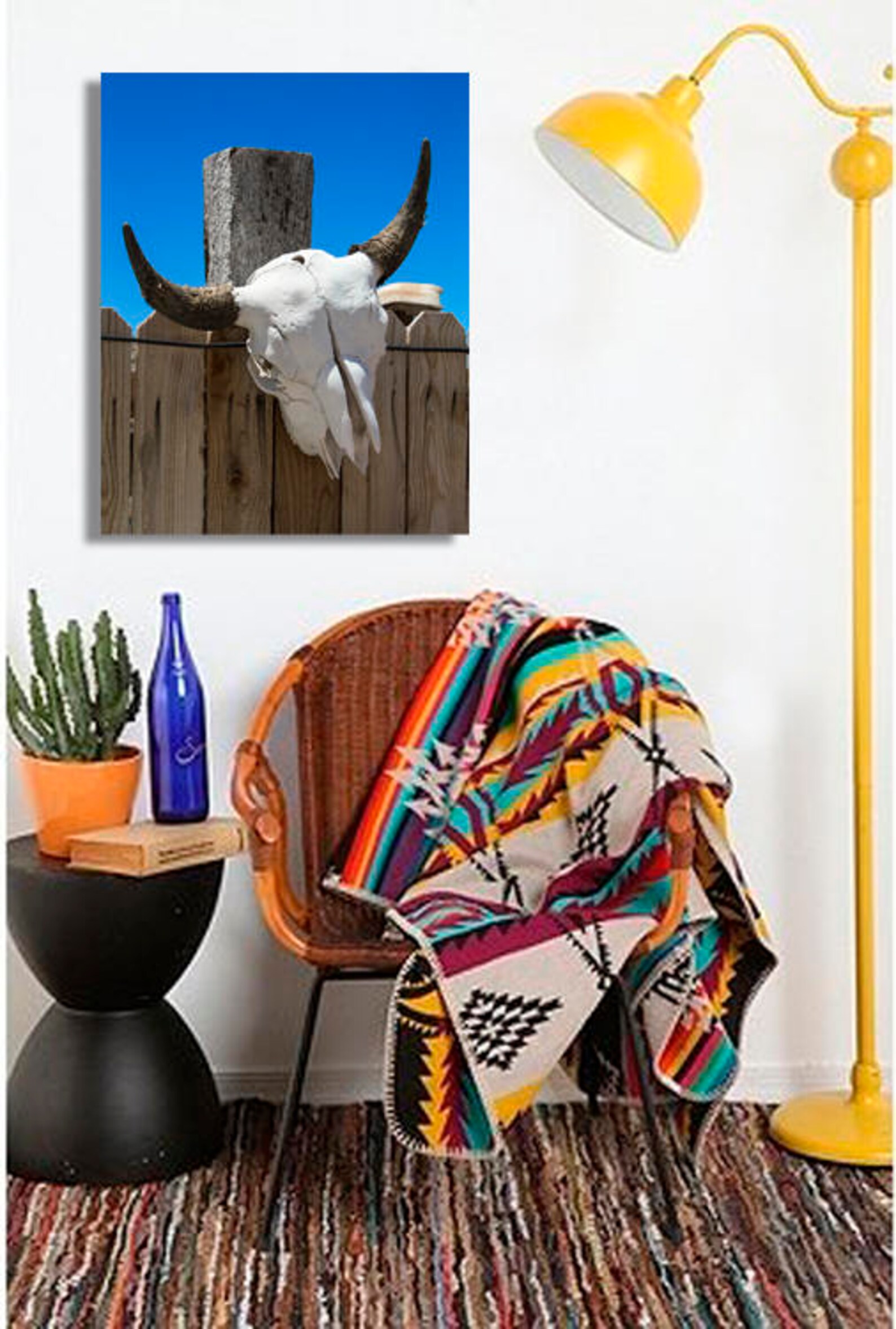 Southwest Decor Animal Skull Art Print Rustic Decor Western - Etsy