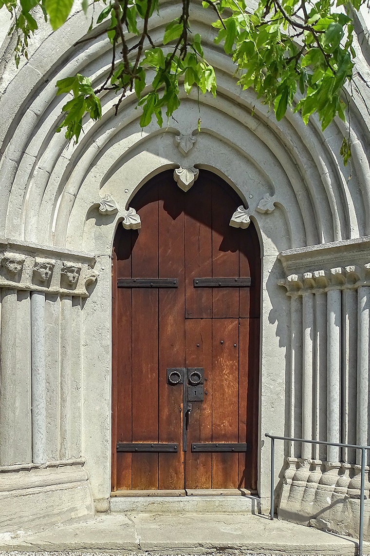 Photos of Old Church Doors, DISCOUNTED SET of THREE Medieval Church ...