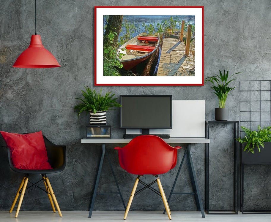 Old Rowboat Art Print Coastal Wall Art Row Boat Wall Art - Etsy