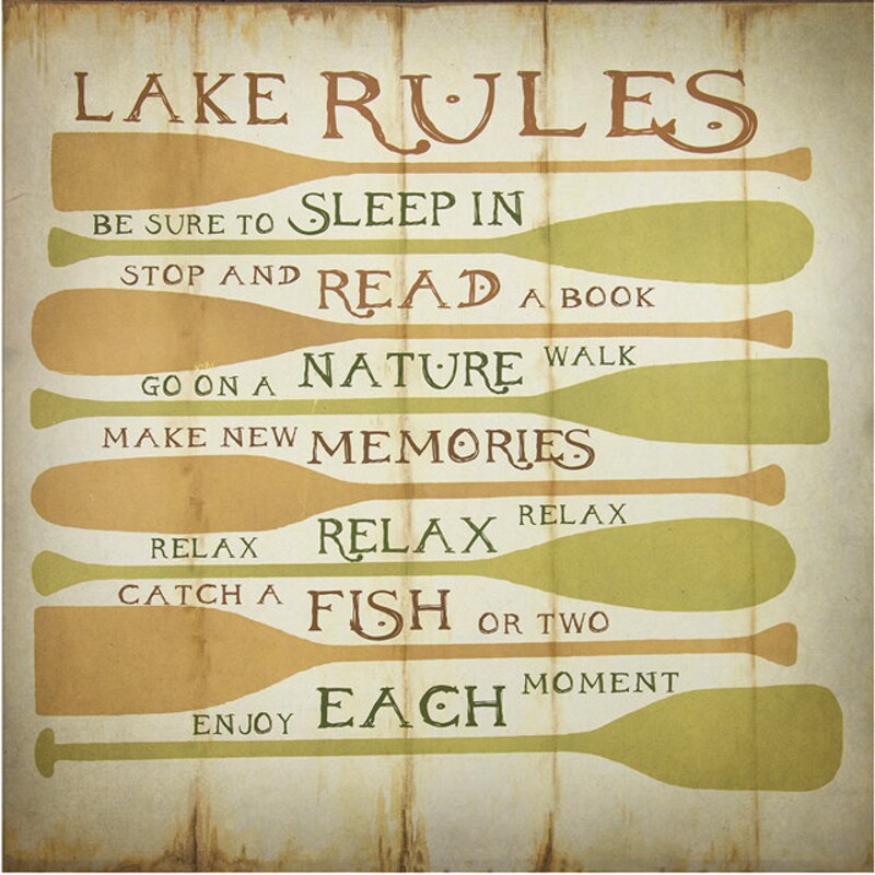 Lake House Rules - Etsy