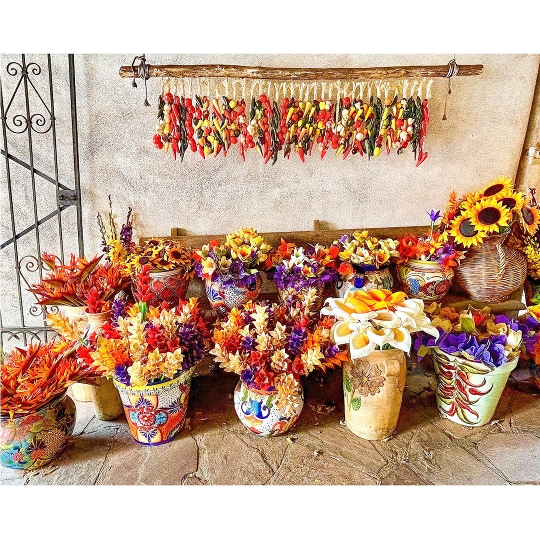 Santa Fe Flowers Photograph, Colorful Southwest Decor Print - Etsy