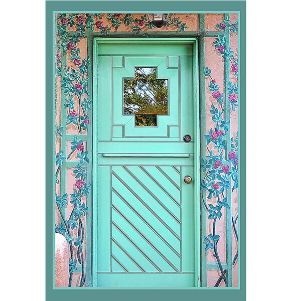 Turquoise Door - Etsy