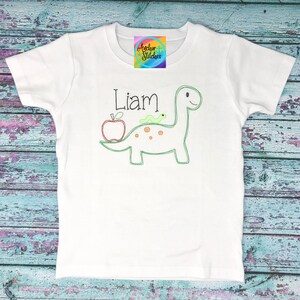 Back to School Dinosaur Shirt First Day of School Dinosaur - Etsy