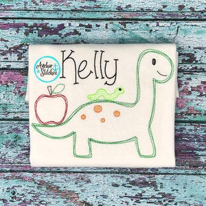 Back to School Dinosaur Shirt First Day of School Dinosaur - Etsy