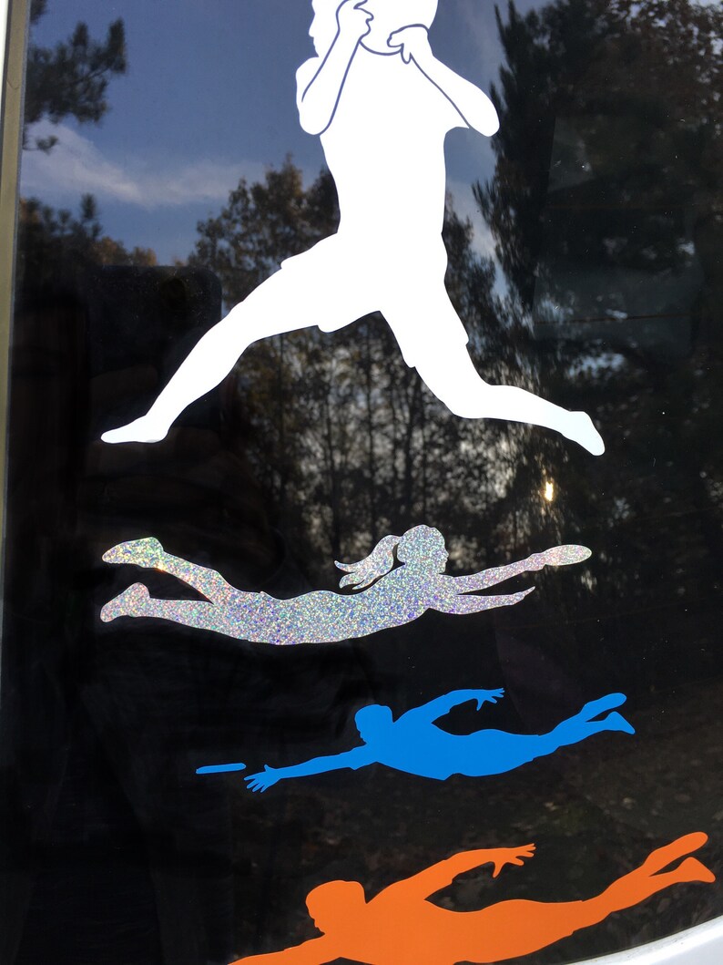 Ultimate Frisbee Decal TOSS - Etsy