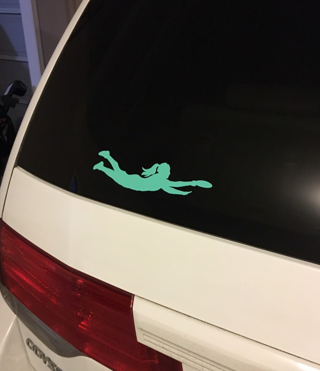 LARGE Ultimate Frisbee Decal With PONYTAIL LAYOUT - Etsy