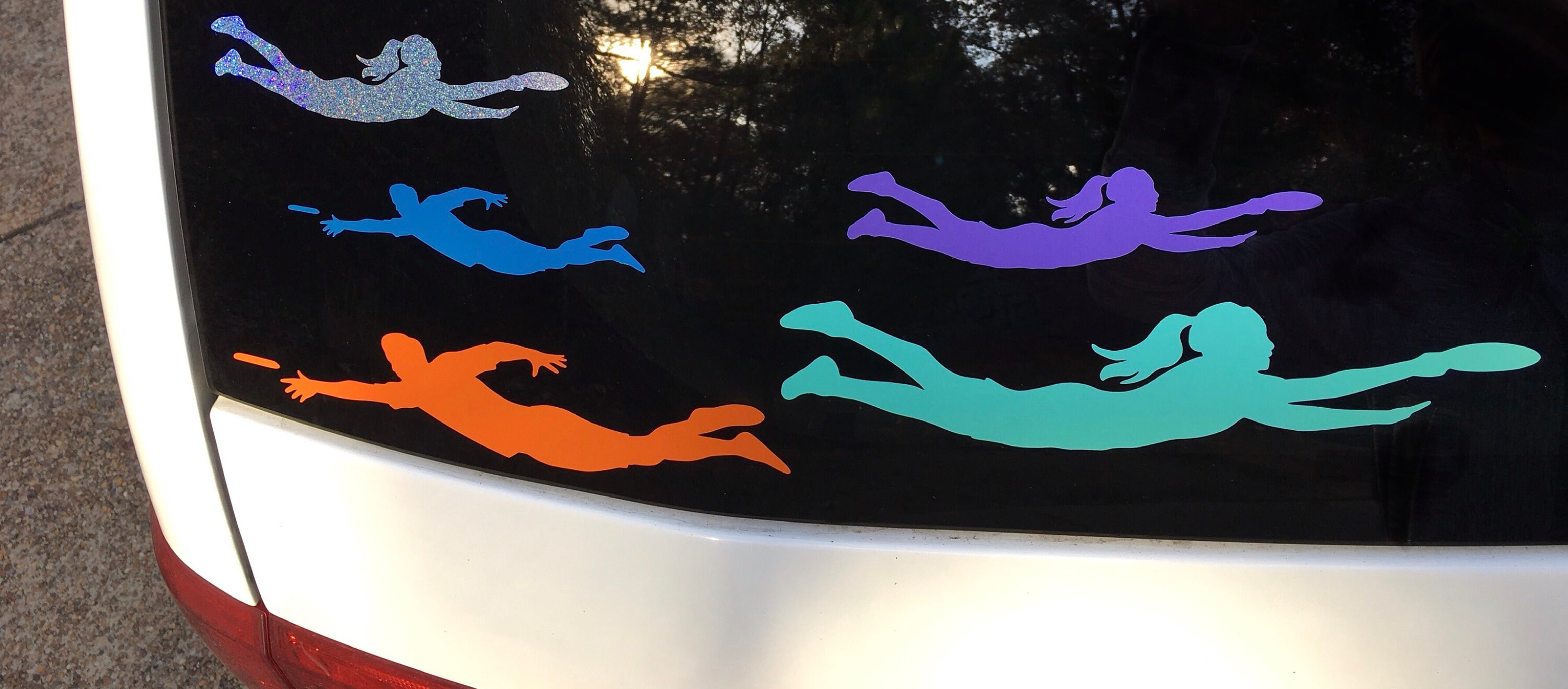 Ultimate Frisbee Decal With PONYTAIL LAYOUT - Etsy