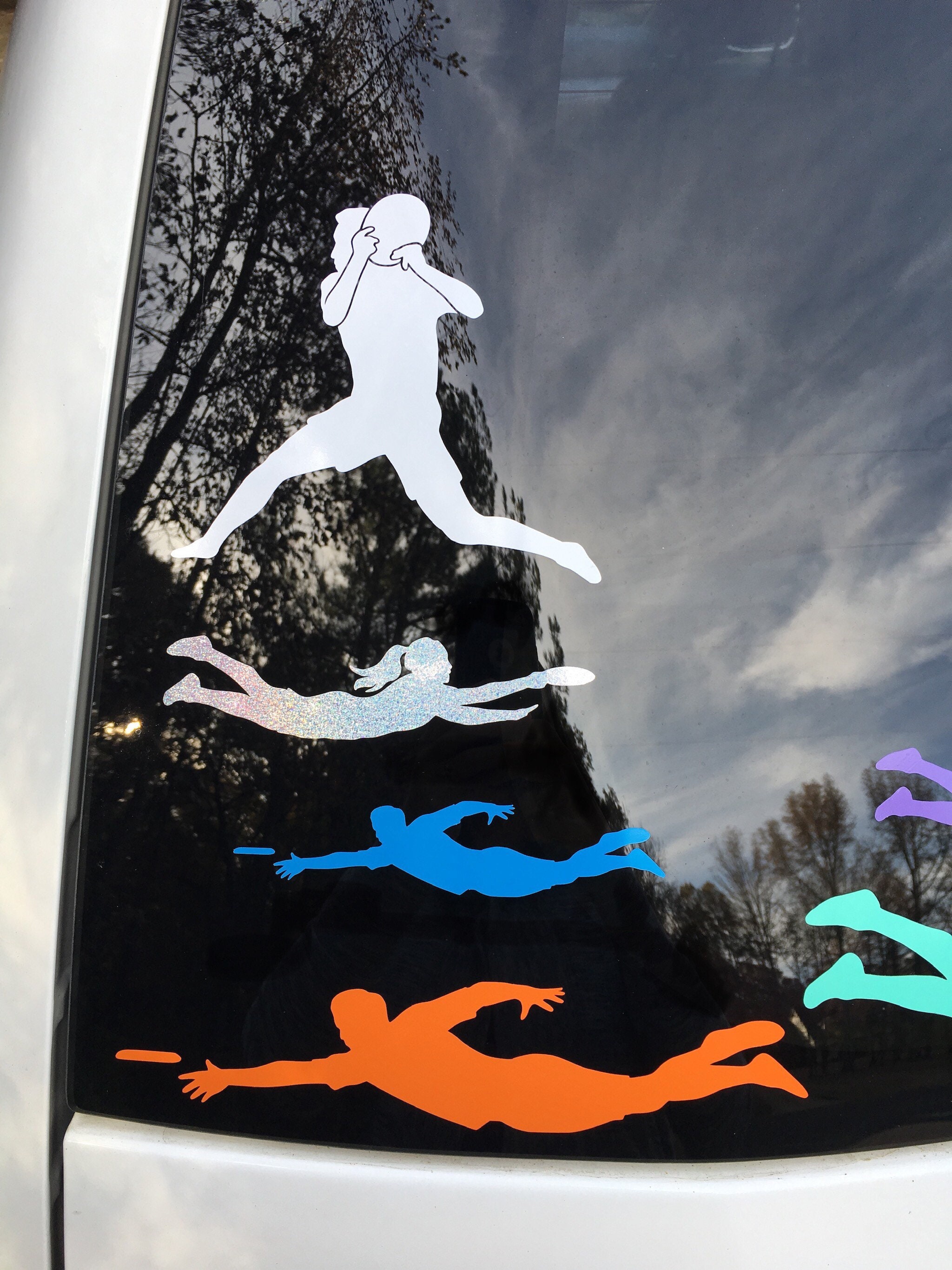 Ultimate Frisbee Decal LAYOUT - Etsy