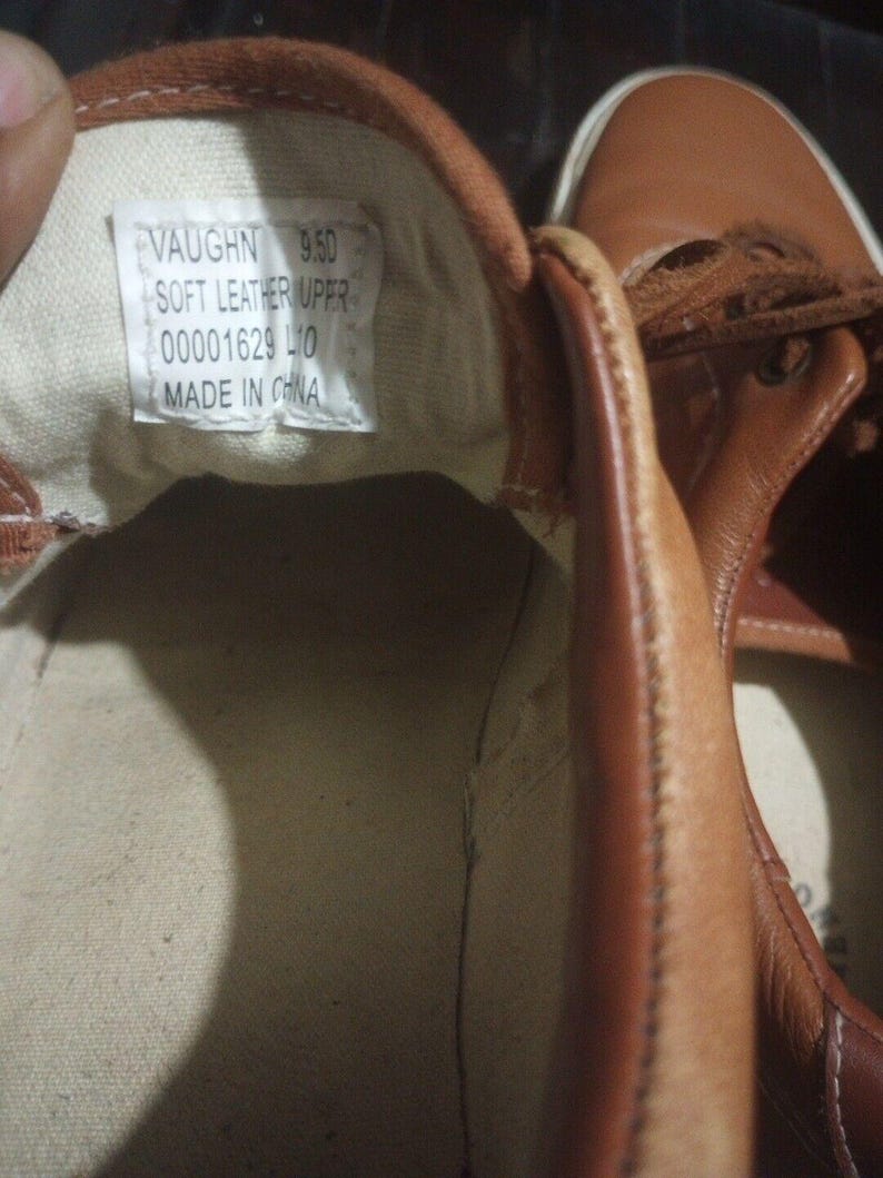 Polo by Ralph Lauren Vaughn Brown Leather Casual Sneakers Size 9.5D - Etsy