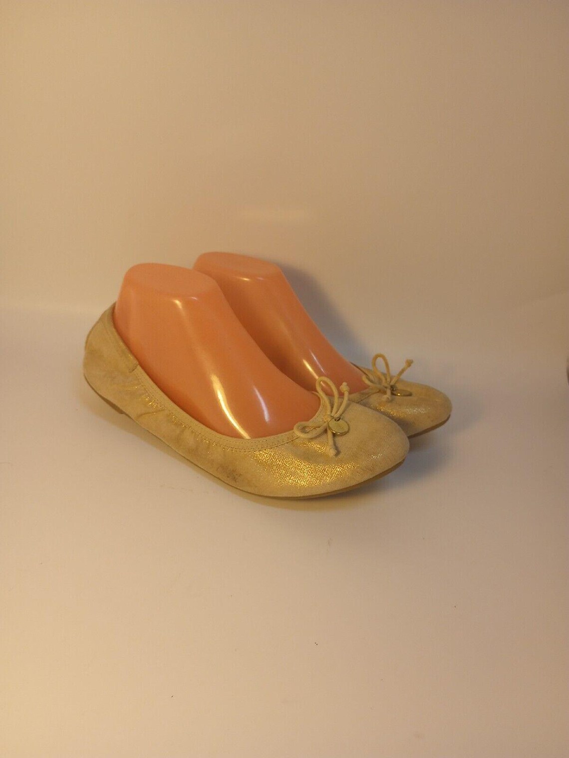 Dexflex Comfort Ballet Shoes Gold Slip on Espadrilles Shoes Womens Size ...